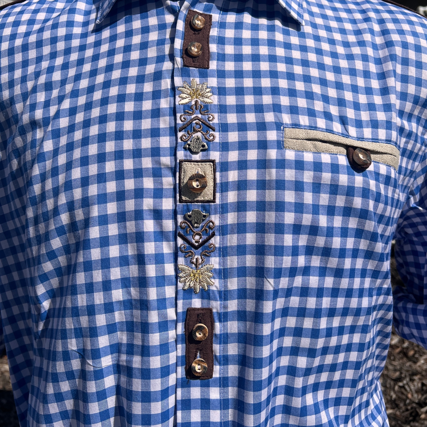 Traditional German Shirts - Bavarian Style Trachten Shirts