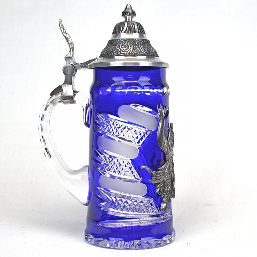 Authentic German Blue Crystal Viking Stein - Ernst Licht