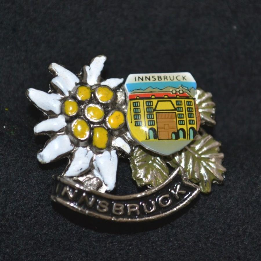 Innsbruck with Edelweiss hat pin