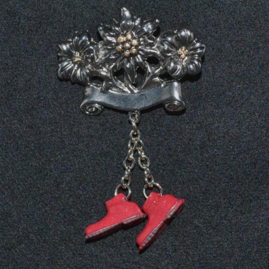 Edelweiss/enzian hat pin
