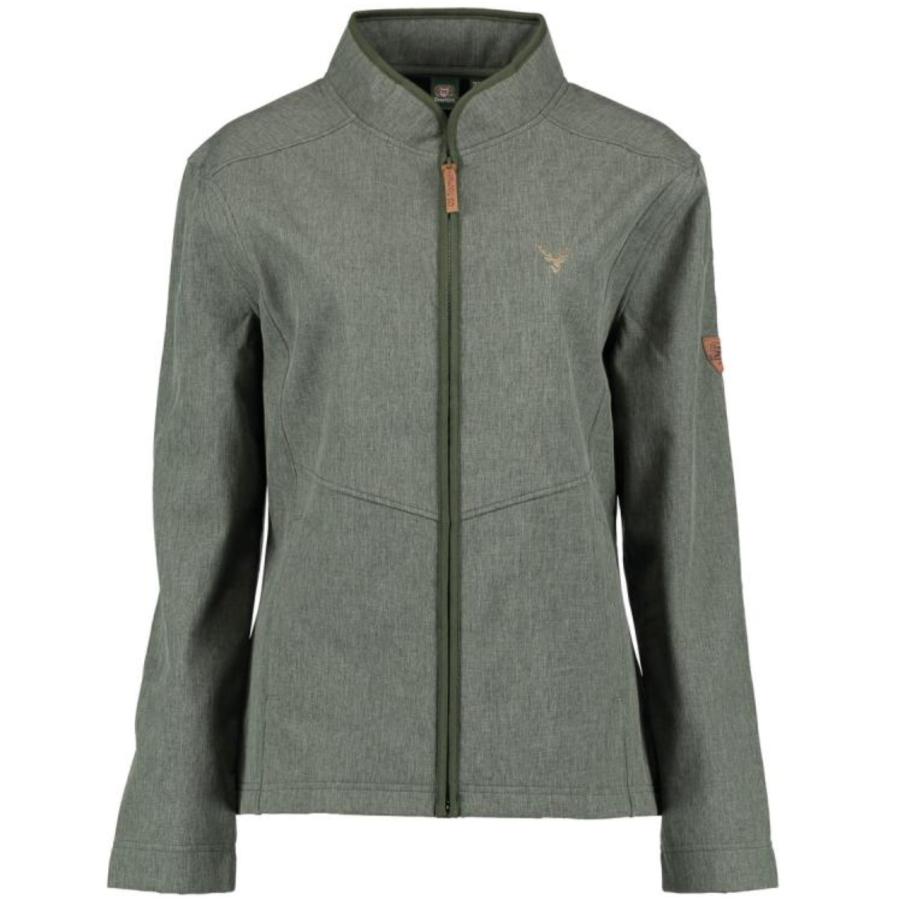 Sweaters & Jackets Imported from Germany - Women's Olive Softshell Jacket - Ernst Licht